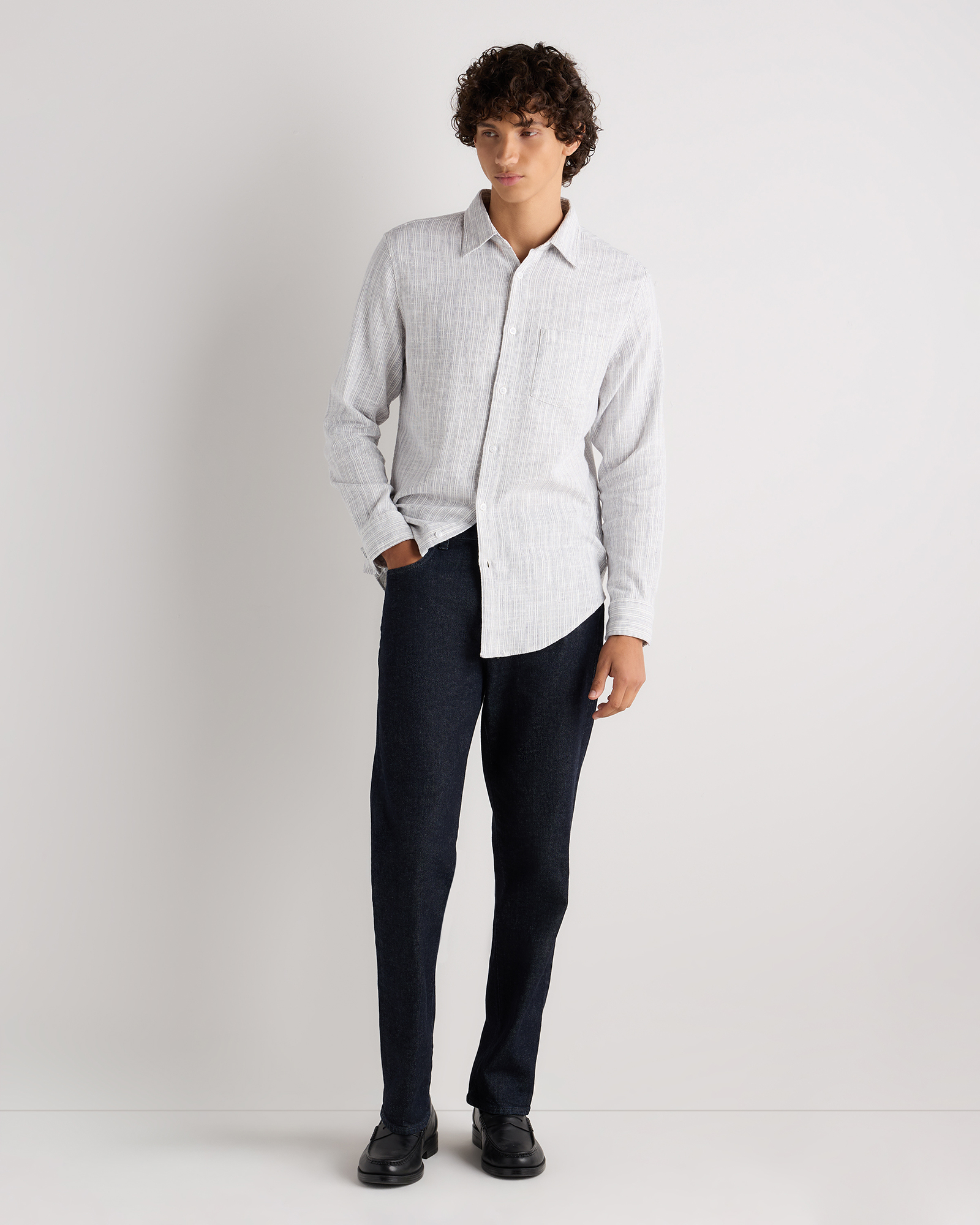 QUINCE men's stretch selvage shirt